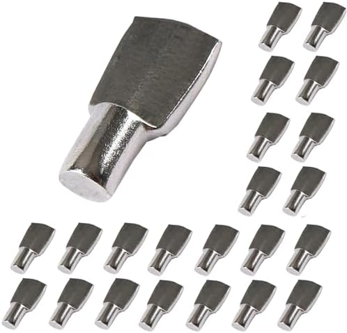 Amazon.com: FANDAMEI 200 PCS 5mm Shelf Pins, Shelf Pegs, Metal Nickel ...