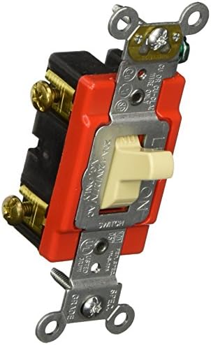 Leviton 20-Amp, 120 Volt, Toggle Lighted Handle, Illuminated Off Single ...