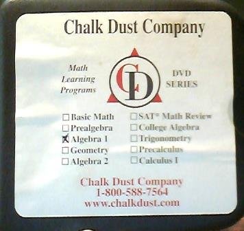 Chalk Dust Company Math Learning Programs: Algebra 1 DVD Series: Amazon ...
