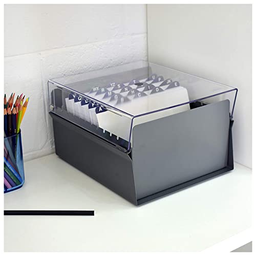 Snapklik.com : Acrimet 5 X 8 Card File Holder Organizer Metal Base ...