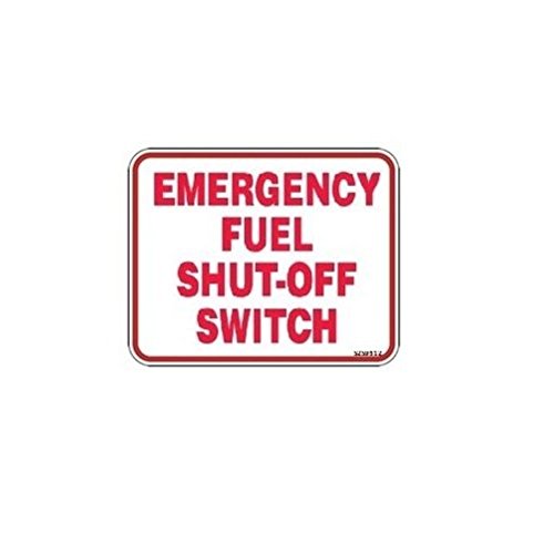 Amazon.com: Emergency Fuel Shut Off Switch Sticker , 5"x3.5" : Office ...
