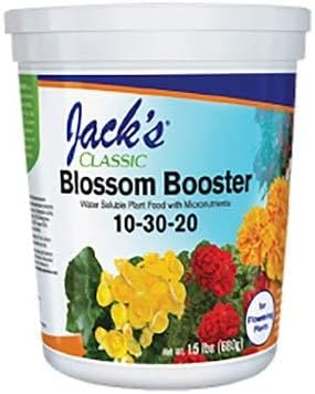 Amazon.com : Jack's Classic 10-30-20 Blossom Booster Water-Soluble ...