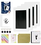 Amazon.com : Tubuui 4-Pack Baby Footprint Kits,Inkless Hand and ...