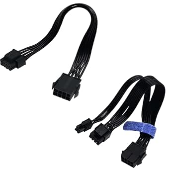 Amazon.com: COMeap CPU 8 Pin Extension Cable and 8 Pin to 4 Pin CPU ...