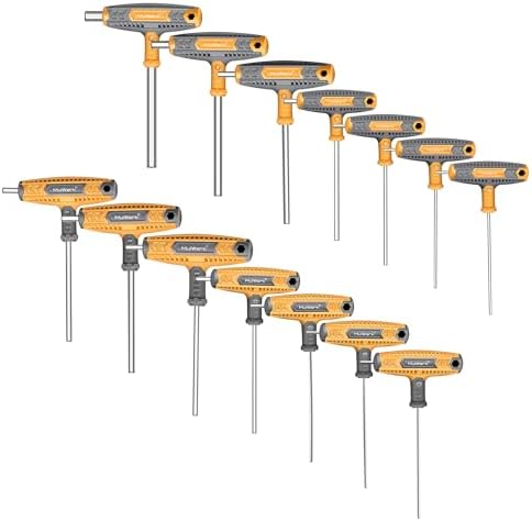 CRAFTSMAN T-Handle Allen Wrench Set, Hex Keys, SAE & MM, 14 Piece ...