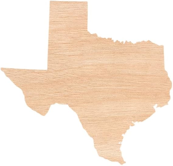 Amazon.com: Texas TX Borders State Cutout - Add Some Color to Your Life ...