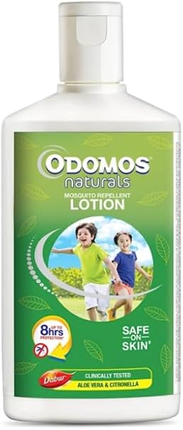 Naturals Odo-mos Mosquito Insect Repellent Lotion 120ml, Skin Friendly ...