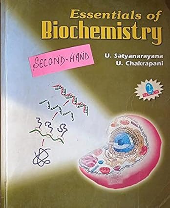 Essential Of Biochemistry By U Satyanarayan (Second Hand & Used Book ...