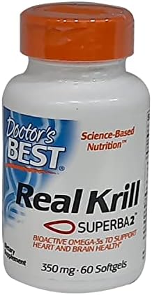 Amazon.com: Doctor's Best Real Krill Antarctic Krill Oil Complex 350 mg ...