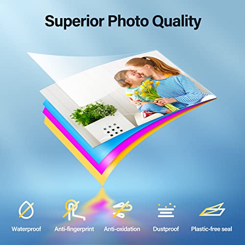 Snapklik.com : 4 X 6 Photo Print Paper & Ribbon, 2 Ribbon & 108 Sheets ...