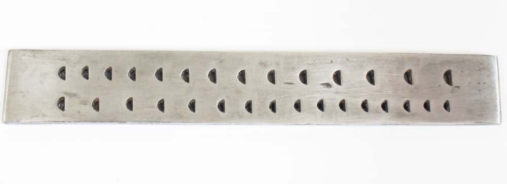 Steel Bench Block 8 Inch Wire Draw Plate - Multiple Shapes For Jewelry ...