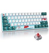 Amazon.com: surmen Wireless Keyboard 60% Gaming Keyboard 60 Percent ...