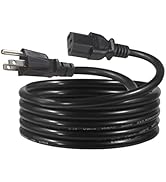 Amazon.com: 1FT 90 Degree Replacement Computer Monitor Power Cord - Low ...