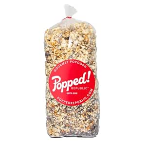 Amazon.com: Popped! Republic Cookies & Cream Kettle Corn, White ...