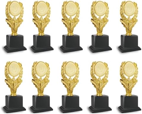 10 PC Trophy 01 for Events, Functions, Award (19 cm) : Amazon.in ...
