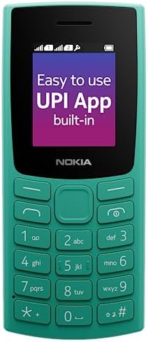 Nokia 106 Single Sim, Keypad Phone with Built-in UPI Payments App, Long ...