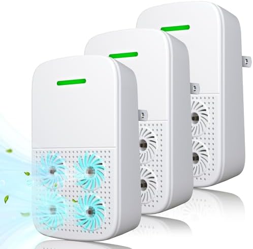 Amazon.com: Plug In Air Ionizers (3 Pack) - Negative Ion Technology Air ...