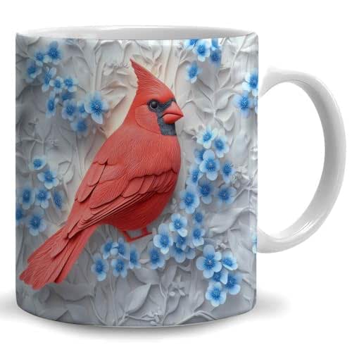 Amazon.com: Cardinal Coffee Mug - Cardinal Lover Mugs Gifts for Women ...