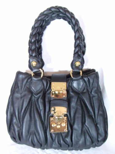 Besso bags. BESSO Black Leather Luxury Italian Shoulder Bag Handbag ...
