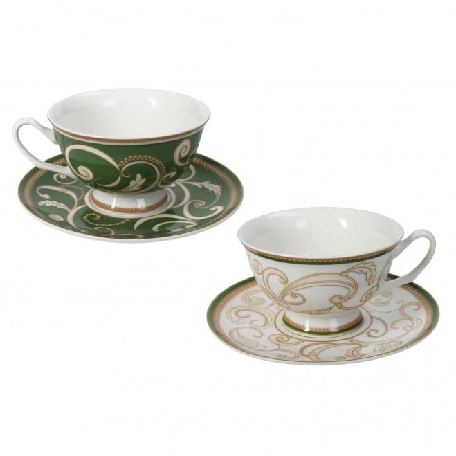 Set Tazze Da Tè Brandani 52830 TAZZINA CAFFE' SHANTI CON PIATTINO NEW ...
