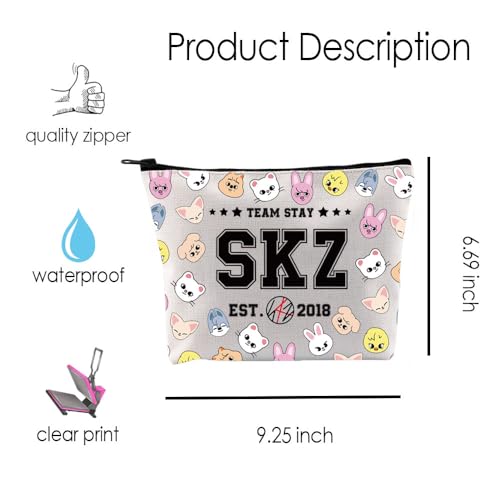 SKZ Stay Fandom Gift for Her Team Stay Cosmetic Makeup Bag for K-POP ...