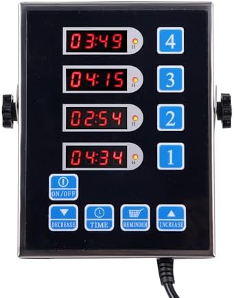 Amazon.com: Bavnnro 12 Channels Kitchen Timers Commercial Cooking Timer ...