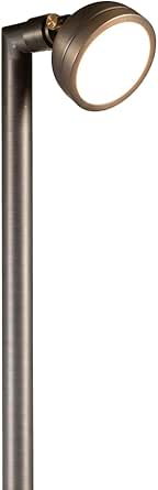 VOLT 12V Brass Round Directional Path & Area Light (Bronze) for Low ...