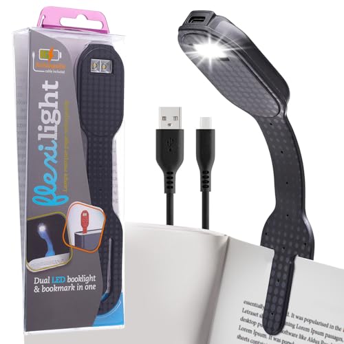 Gifts for Readers & Writers Flexilight USB Rechargeable 2-in-1 LED ...