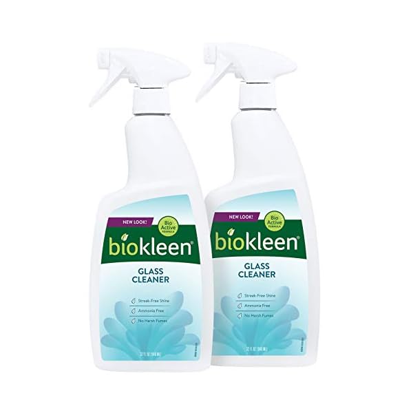 Biokleen Glass Cleaner - 64 Ounce - Natural Spray Concentrate ...