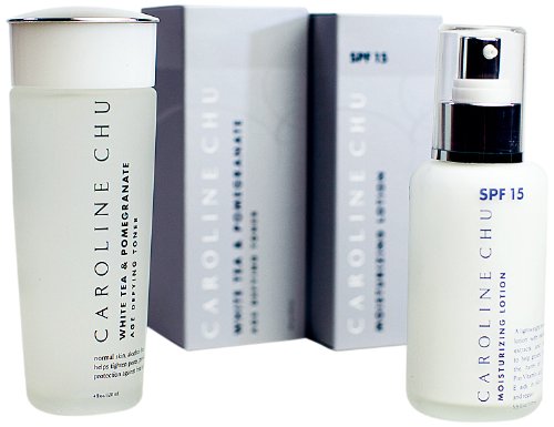 Amazon.com : Caroline Chu SPF 15 Moisturizing Lotion and White Tea and ...