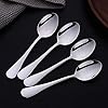 Maestro Craft Pack of 6 Stainless Steel Coffee Spoons, 14cm Teaspoons ...