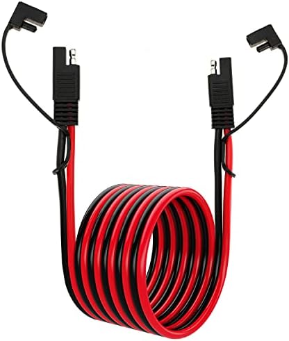 Amazon.com: ELECTOP 15Feet 10AWG SAE to SAE Extension Cable Quick ...