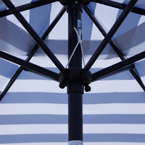 Blissun 7.5 ft Patio Umbrella, Yard Umbrella Push Button Tilt Crank ...