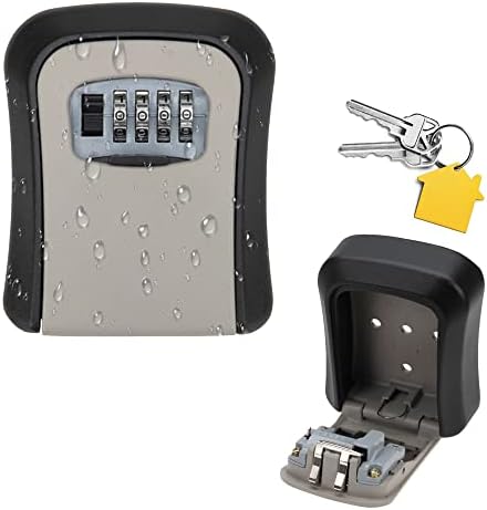 Defender Combination Dial Key Safe - Wall Mounted Waterproof Outdoor ...