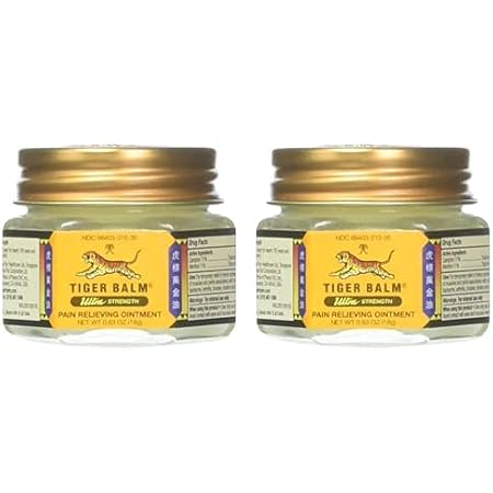 Amazon.com: Tiger Balm Pain Relieving Ointment, Extra Strength, 0.63 ...