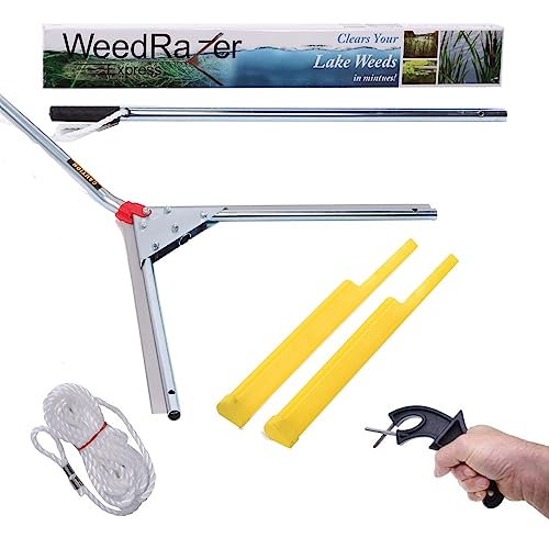 Jenlis Weed Razer Express, Lake Weed Cutter, Compact Aquatic Pond Plant ...