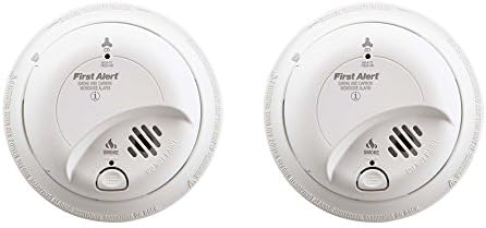First Alert SC-9120B Hardwired Smoke and Carbon Monoxide Alarm with ...