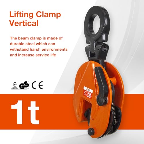Snapklik.com : TKK Vertical Plate Clamp 4400Lb, 2Ton Plate Lifting ...