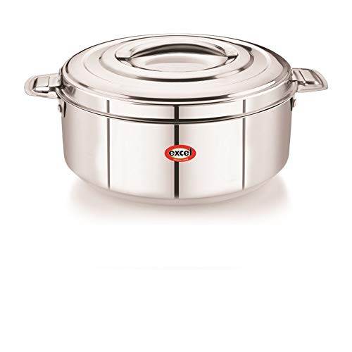 Buy Excel Casserole chapati Box chapati Container hot case in Stainless ...