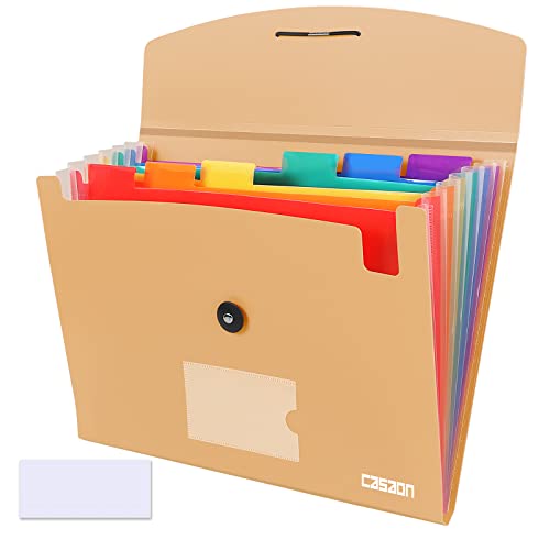 Snapklik.com : 7 Pocket Accordian File Folders, Expanding File Folder ...