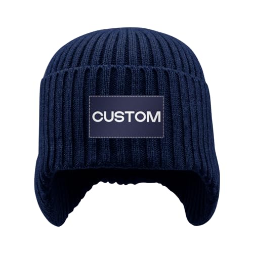 Amazon.com: Custom Beanies for Men Women - Bulk Personalized Beanie ...
