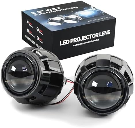 2.5inch Bi LED Projector Lenses with Black Shroud,Car Headlight ...