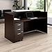 Amazon.com: Bush Business Furniture Arrive Reception Desk with Counter ...