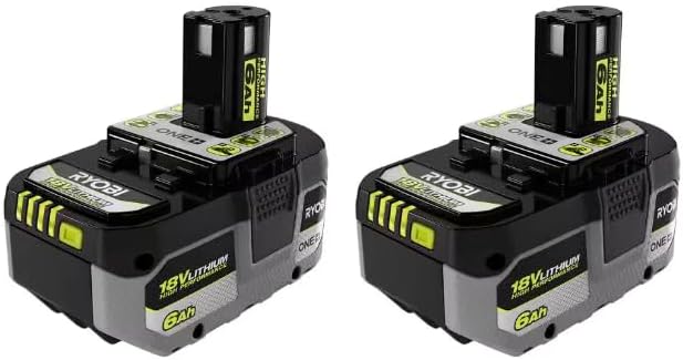 Amazon.com: RYOBI ONE+ 18V High Performance Lithium-Ion 6.0 Ah Battery ...