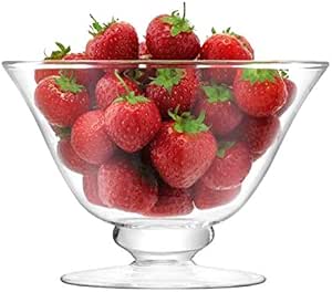 Amazon.com | LSA International Serve Footed Bowl, 6", Clear: Serving Bowls