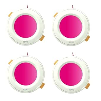 Buy Sonic 9 Watt Pink Colour Cealing Lights/Downlight/Conceal Light ...