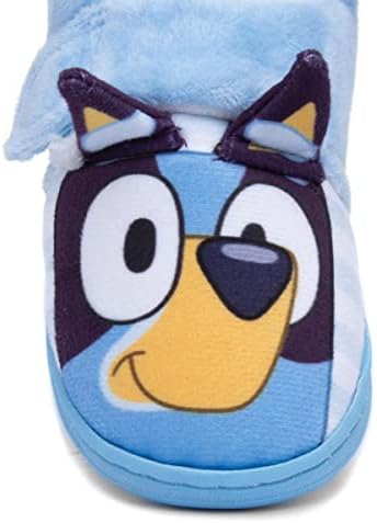 Bluey Slippers Kids Toddlers | Girls Boys Animated Blue Heeler Puppy 3D ...