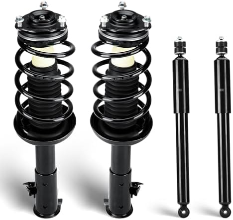 Amazon.com: Front and Rear Complete Struts Assembly Shock Absorber ...