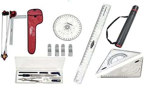 TECHNOSIGMA Engineering Kit (Mini Drafter, Sheet Container, 8 parts ...