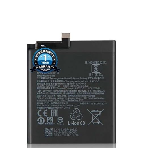 THE BATTERY STORE® Original BP41 Battery for Redmi 9T K20 M1903F10G ...